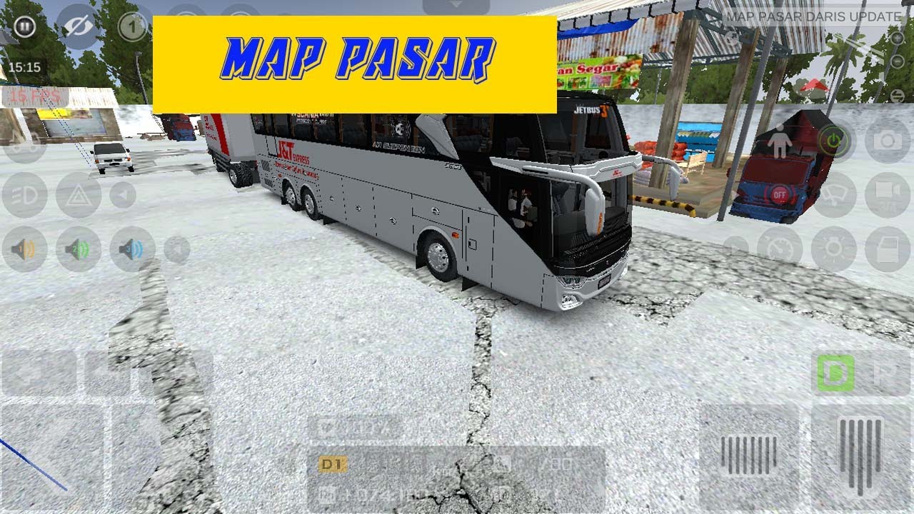 BUSSID JETBUS 3 K410 JNT MAP PASAR //Gameplay #99 - YouTube