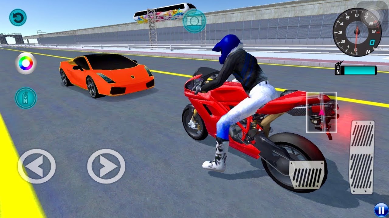3d driving class motorbike Vs Minicar #08- simulator 3d driving class ...