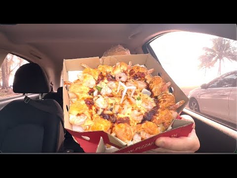 Granny Goatee reviews Pizza Hut's Shrimp Stuffed Crust Spicy BBQ Shrimp ...