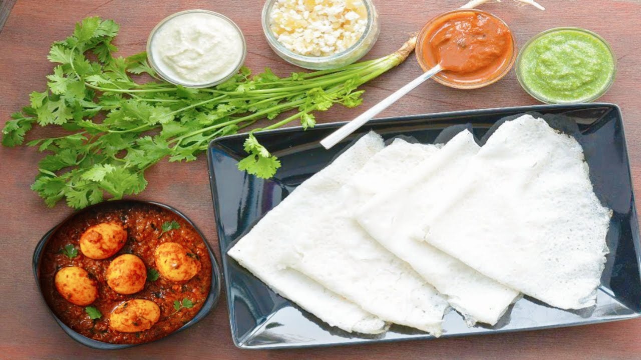 Neer Dosa With Egg Curry || Kerala Special Recipe || Must try this once ...