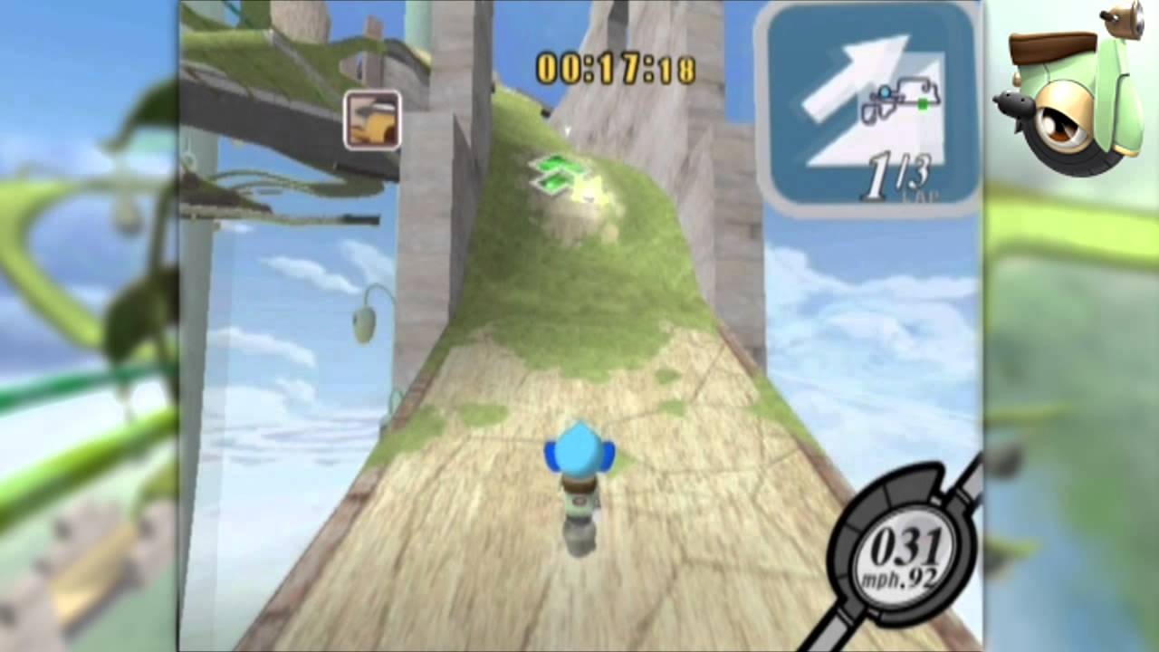 Kirby Air Ride - Beanstalk Park Wheelie Scooter Tutorial - YouTube