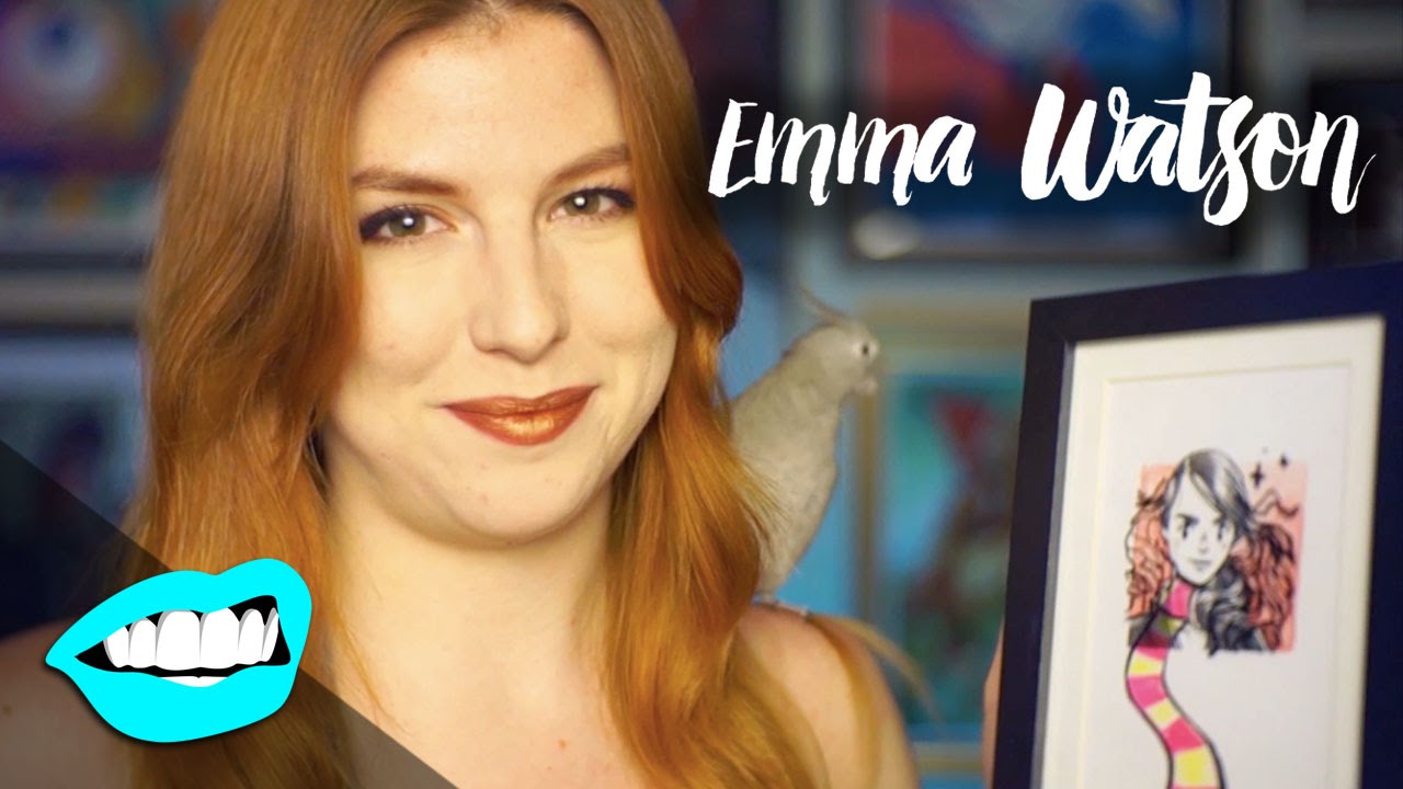 Drawing Emma Watson // Rad Portraits with Beth Be Rad | Snarled - YouTube