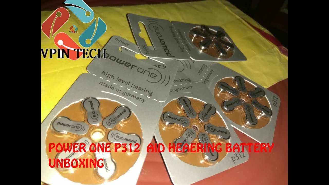 POWER ONE P312 hearing aid hearing battery , 24pcs in india unboxing ...