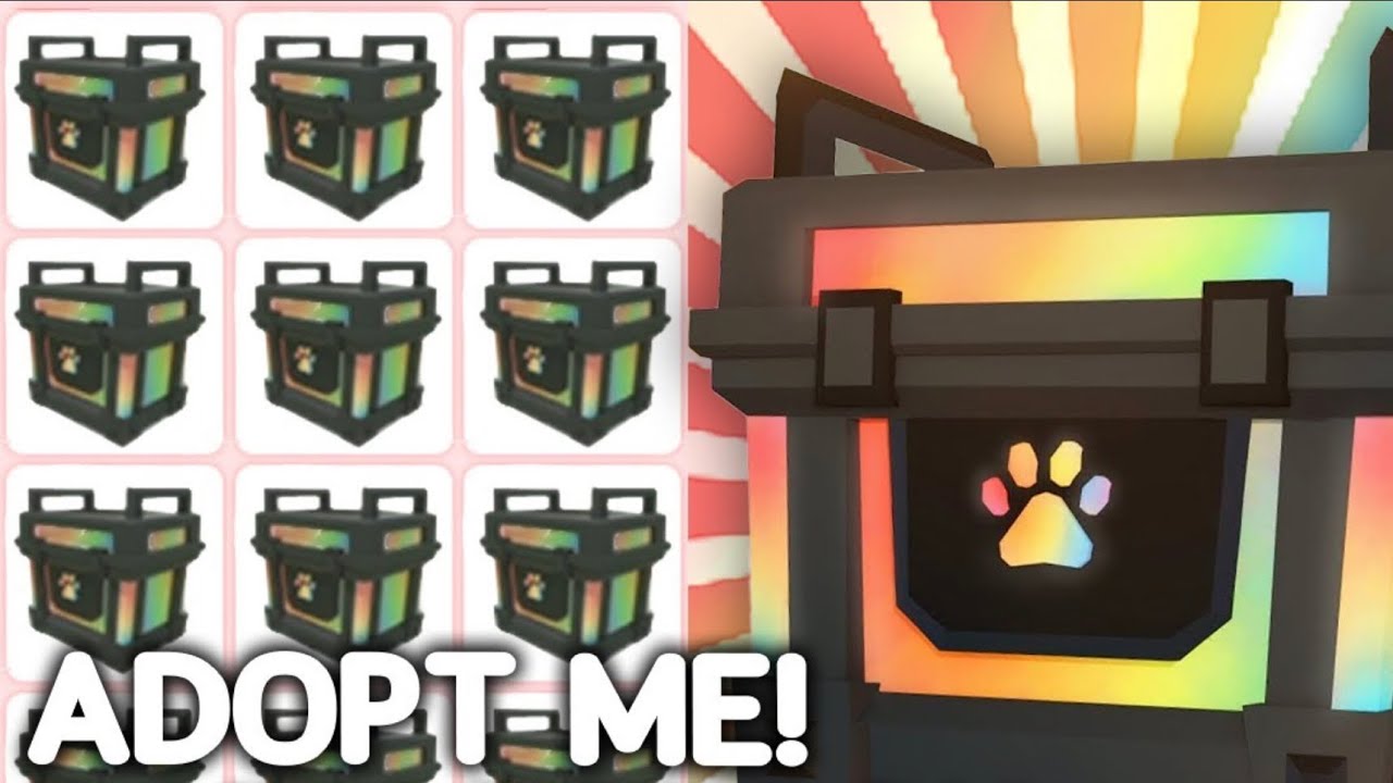 OPENING A RGB BOX IN ADOPT ME - YouTube