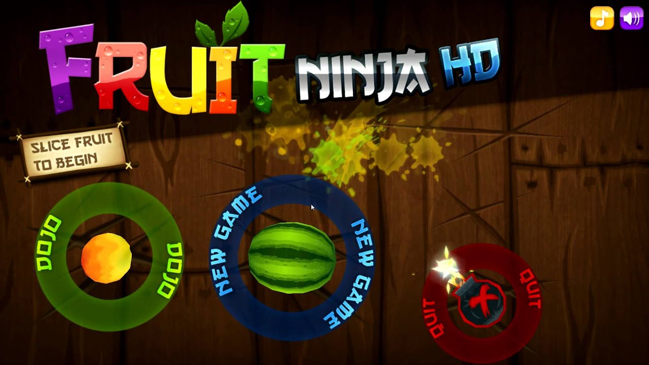 Fruit Ninja HD on PC - YouTube