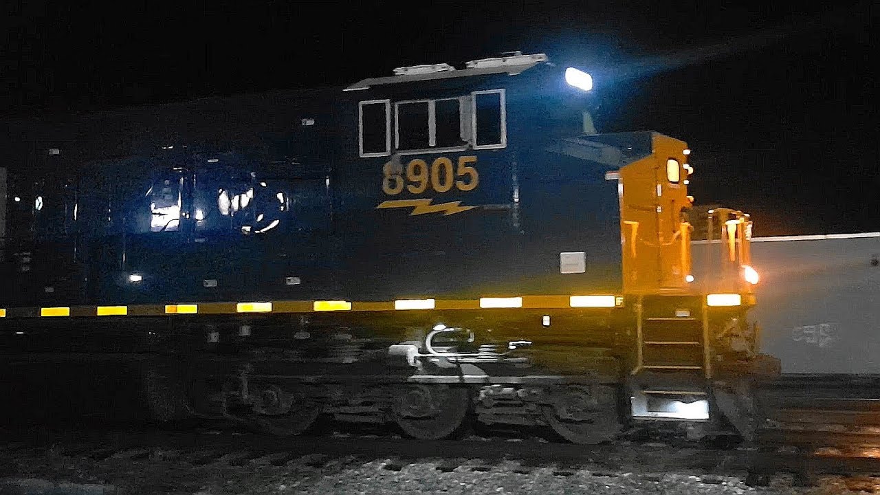 A New CSX EMD "SD70ACe Tier 4" Leads a Coal Train - YouTube