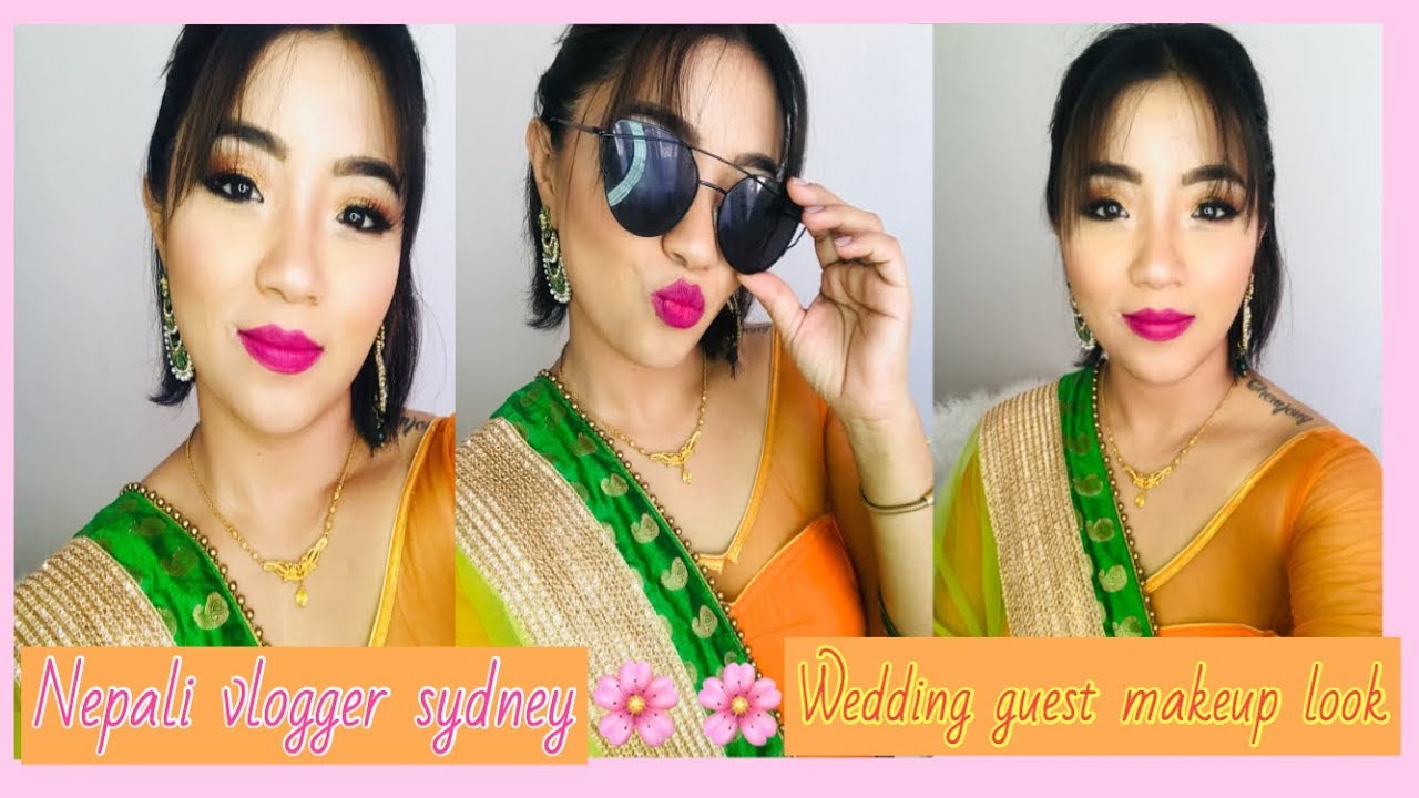 nepali/wedding guest makeup look||NEPALI TUTORIAL|| - YouTube