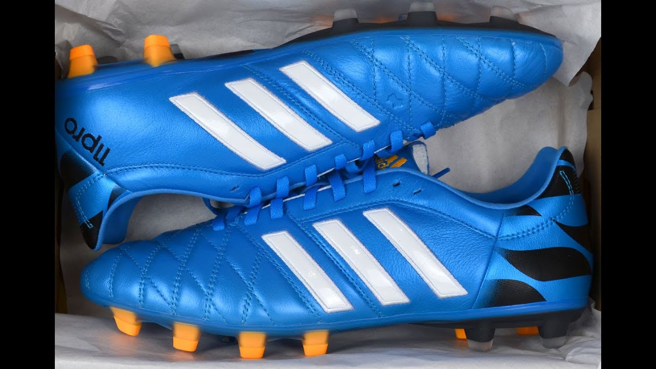 Adidas 11pro FG solar blue - adidas adipure 11pro - YouTube