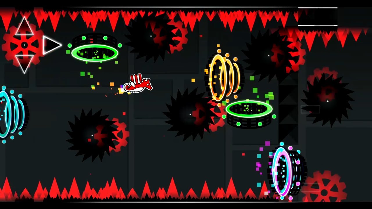 Geometry Dash - eacker hacker V2 by - (Hard Demon) Complete - YouTube