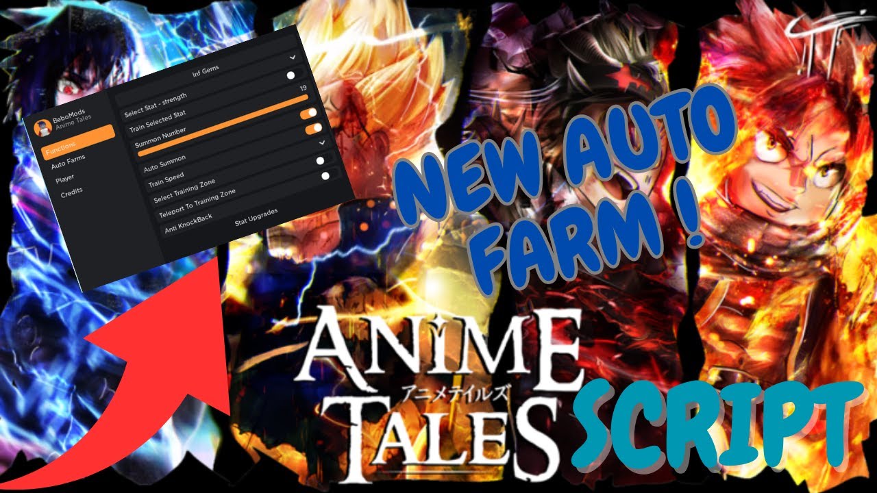 Anime Tales Script GUI | Auto Farm | Auto Train - YouTube