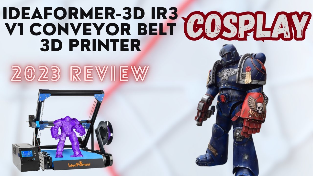 IdeaFormer-3D IR3 V1 Conveyor Belt 3D Printer | 2023 Review - YouTube