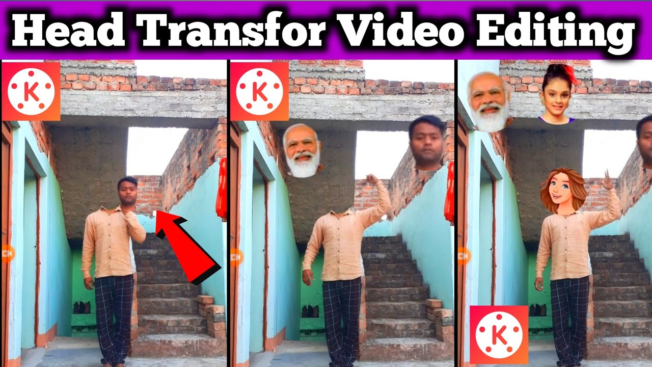 Amazing head transformation video with Mobile full kinemaster tutorials ...