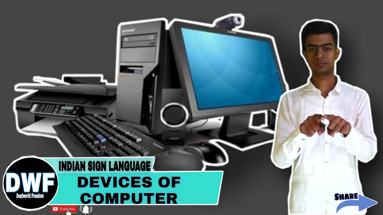 Devices Of Computer in Indian Sign Language | ISL | - YouTube