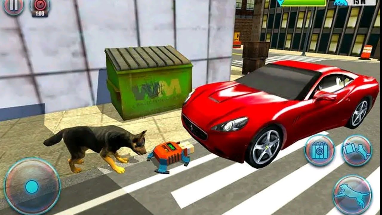 NY City Police Dog Simulator 3D Android Gameplay #8 - YouTube