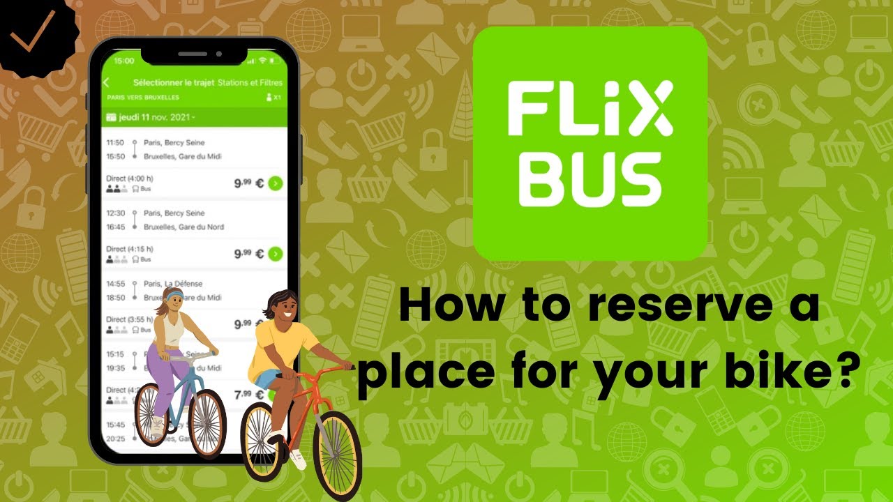 How to reserve a place for your bike on Flixbus? - YouTube