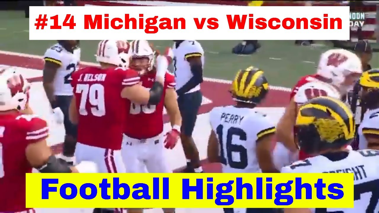 Michigan vs Wisconsin Highlights | 2021 Week 5 College Football - YouTube