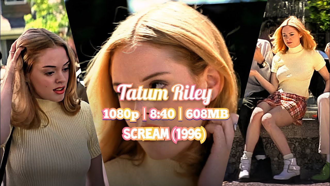 Tatum Riley Scene Pack 1080p | SCREAM (1996) | Rose McGowan | DL - YouTube