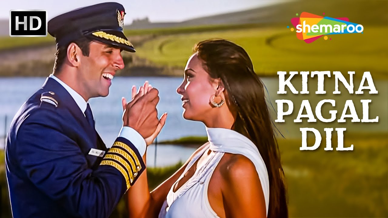 Kitna Pagal Dil Hai | Andaaz (2003) | Akshay Kumar | Lara Dutta | Kumar ...