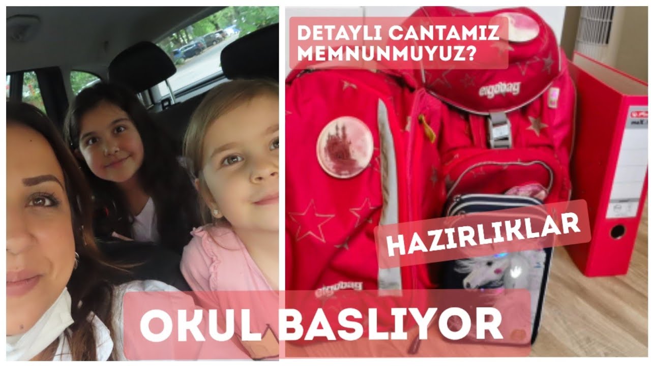OKULAR ACILIYOR / DETAYLI OKUL CANTAMIZ / BIZIMLE BIR GÜN / VLOG34 - YouTube