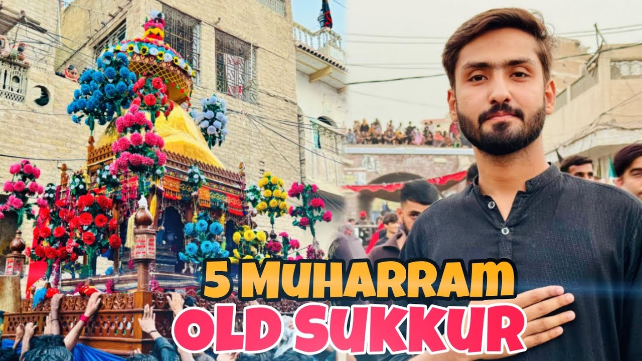 5 Muharram Old Sukkur 2024 | Masjid Matam | Azadari | New Vlog - YouTube
