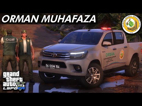 DAĞDAN AŞAĞI YUVARLANDI ! - ORMAN MUHAFAZA MEMURU GTA 5 - LSPDFR