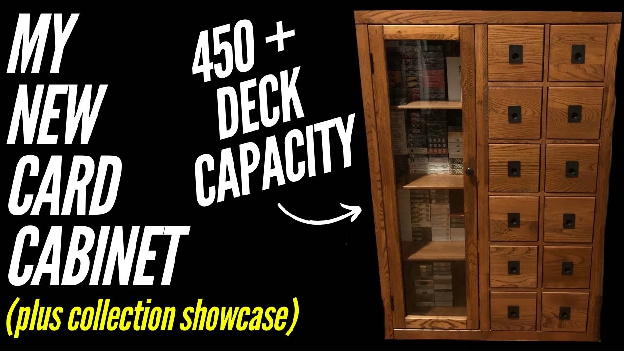 My New Card Cabinet (Plus Collection Showcase) - YouTube