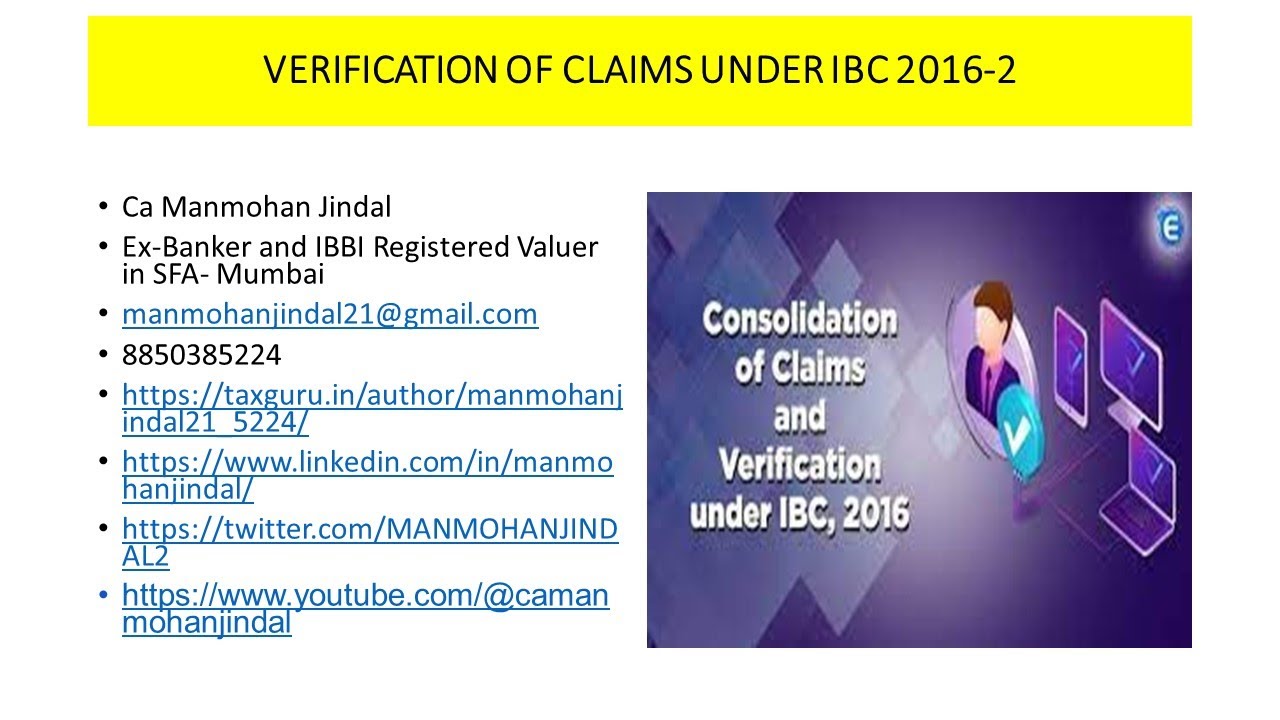 VERIFICATION OF CALIMES UNDER IBC 2016-2 - YouTube