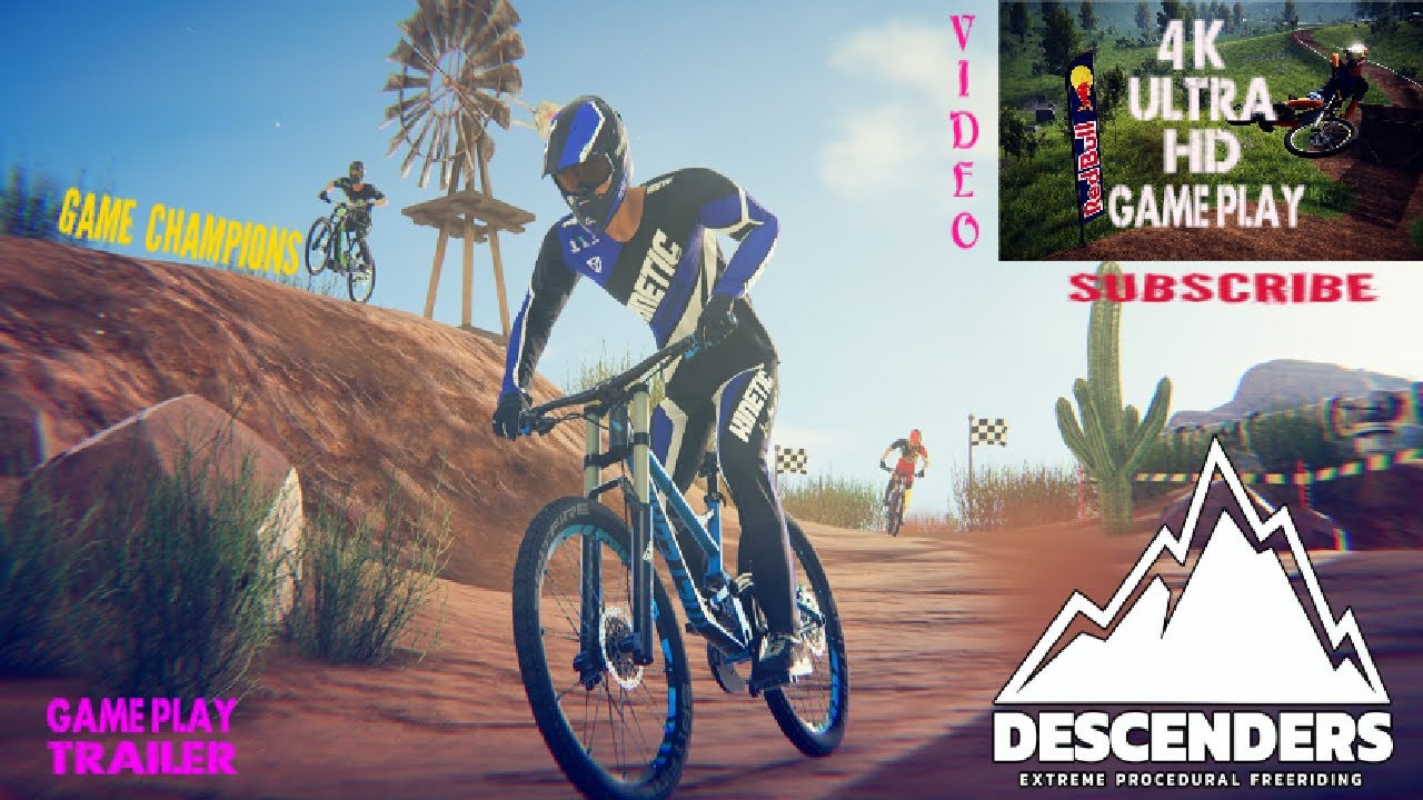 DESCENDERS | 4k Ultra HD Game play | Game play Trailer. - YouTube