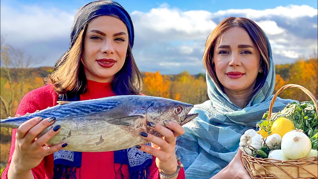 How To Cook Tuna Fish with Rice And Fresh Herbs | Daily Village Life in ...