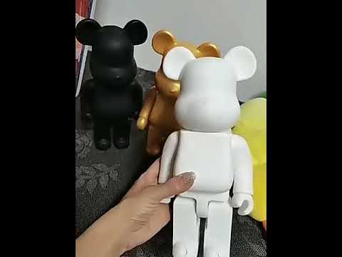 Игрушка Беарбрик черный. Фигурка для интерьера медведь Беарбрик ...