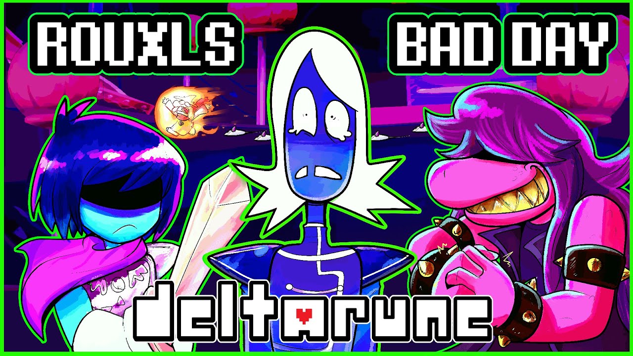 DELTARUNE 3D Animation: Rouxls Bad Day (Newgrounds Deltarune Collab ...