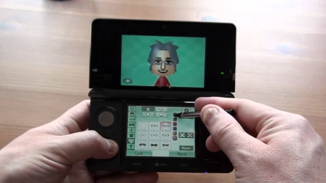 Nintendo 3DS: Create a Mii - YouTube