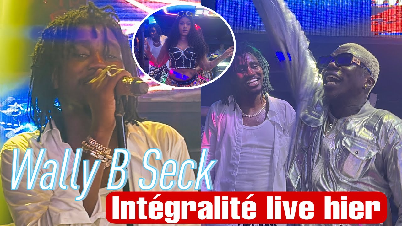 🔴Intégralité live Wally Seck hier au vogue revivez les temps forts ...