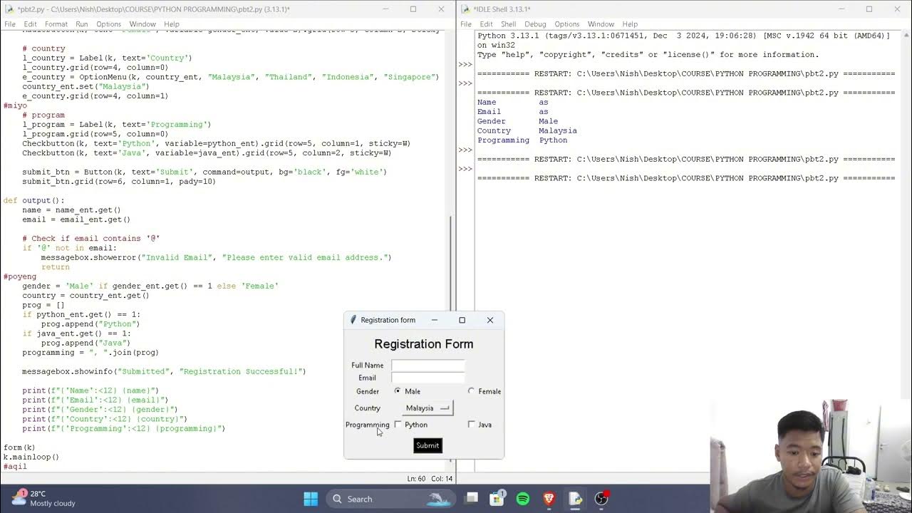 PBT2 - PYTHON PROGRAMMING - YouTube