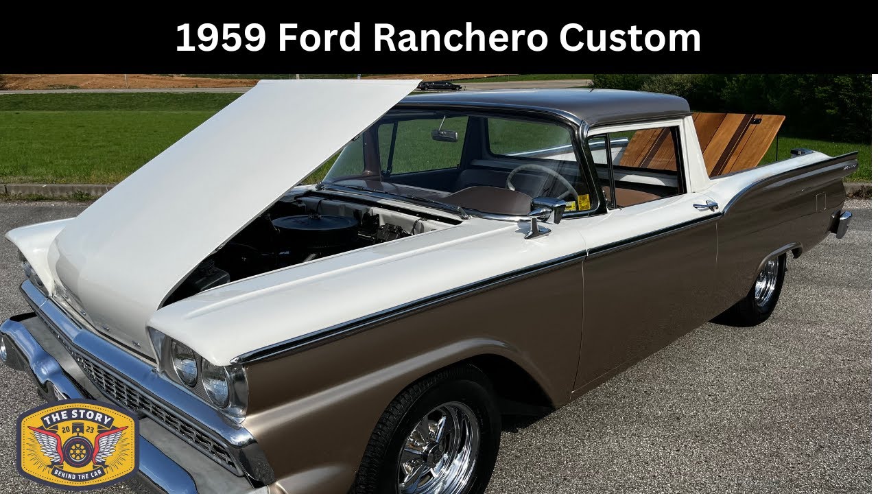 Secrets of the 1959 Ford Ranchero Custom 292 V8 - YouTube