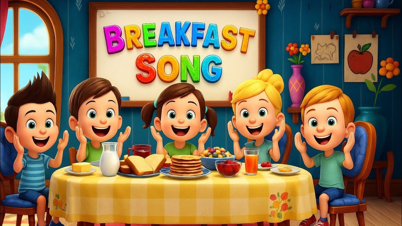 Eat Breakfast Song for Kids & Toddlers | Educational Morning Routine ...