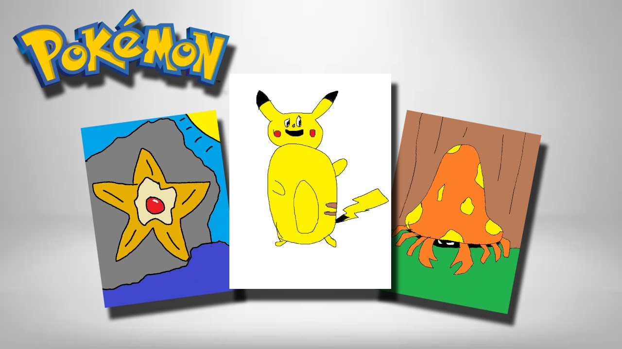 I Drew ALL 151 POKEMON From Memory on Microsoft Paint - YouTube
