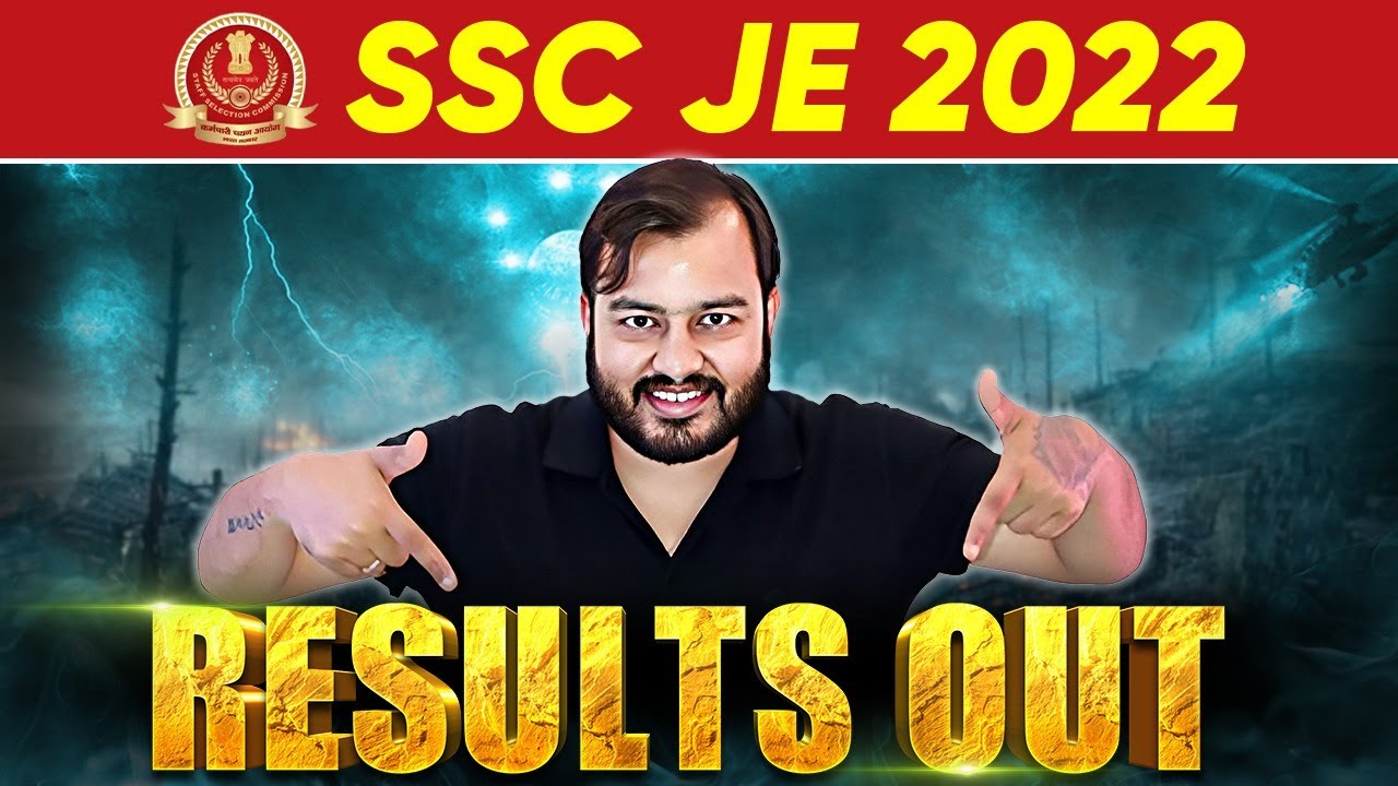 SSC JE Result 2022 | SSC JE Mains Result Out 2022 | SSC JE Cut off 2022 - YouTube