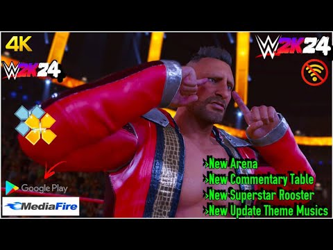 WWE 2K24 DOWNLOAD FOR ANDROID PPSSPP | HOW TO DOWNLOAD WWE 2K24 MOD ...