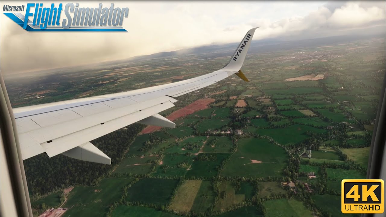 MSFS2020 MAX GRAPHICS - Ryanair 737-800 Landing at Dublin Airport ...