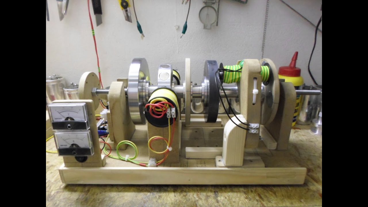 Flux Gate Generator - Update 7 Rotation of rotors & ring magnet - long ...