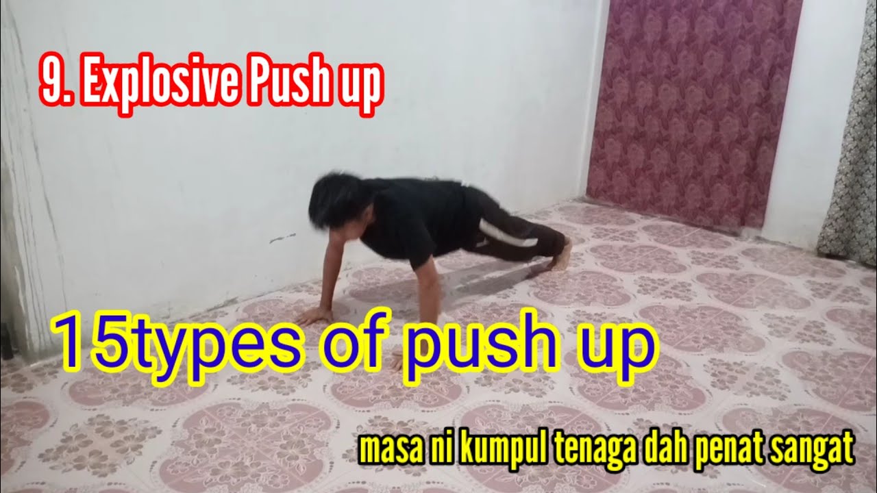 15 jenis push up/15 types of Push up/can you do All push up /15types ...