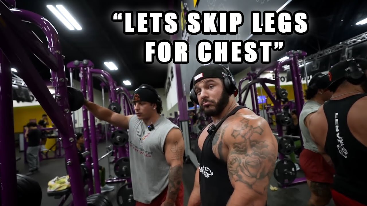 Tren Twins Skipping Leg Day for Chest (Typical) - YouTube