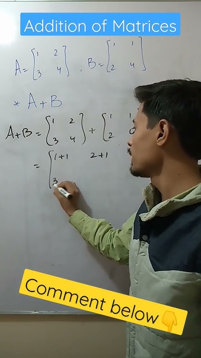 "How to Do it Easily: Adding Matrices" #feed #feedshorts #short_video ...