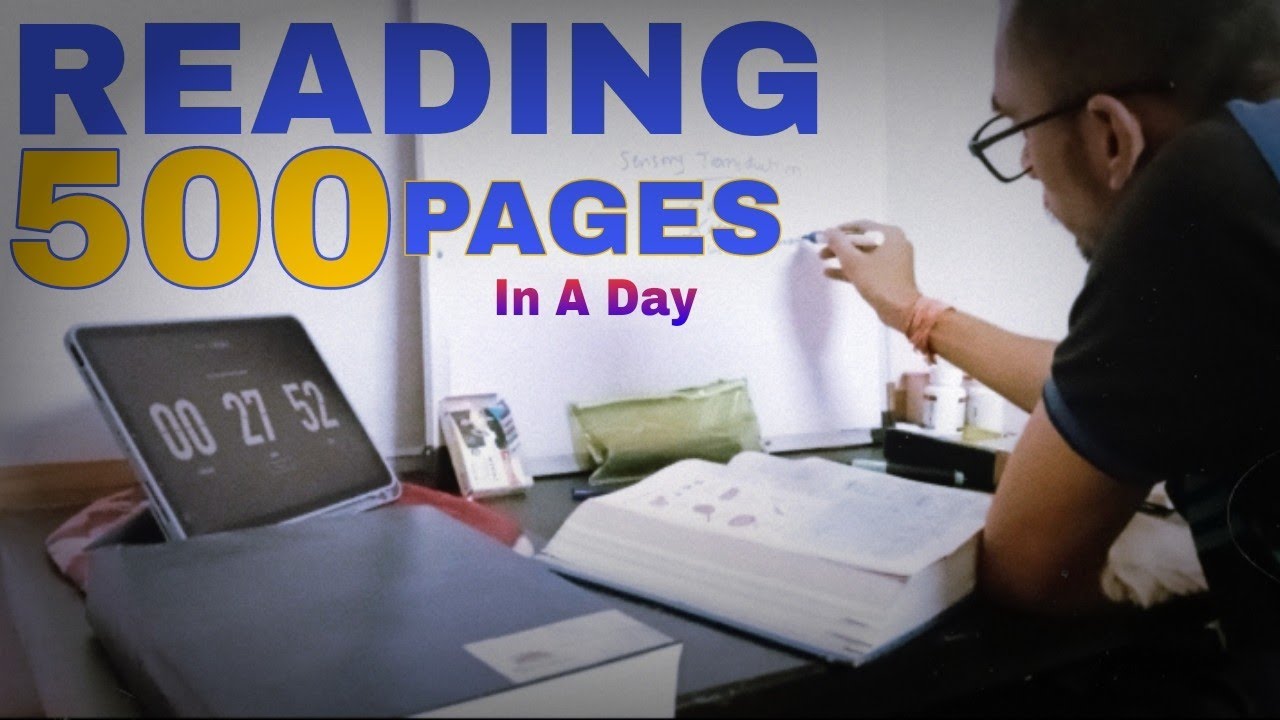 Reading 500 Pages In A Day Challenge For MBBS Terminal Exam 🌟 | Kuldeep ...