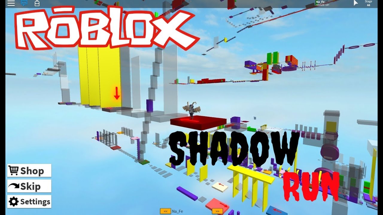 ЭТО САМЫЙ ЛЕГКИЙ УРОВЕНЬ В SHADOW RUN | ROBLOX - YouTube