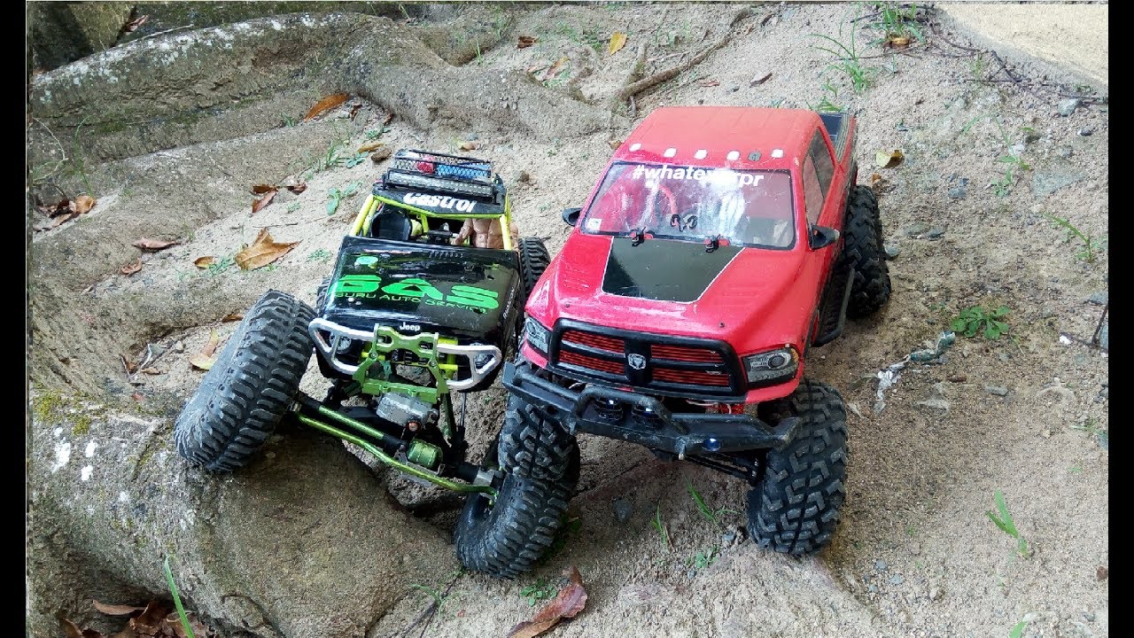 Axial Wraith & SCX10 RAM Off-Road 06/18/17 - YouTube