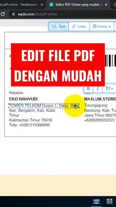 Cara Edit File PDF tanpa Aplikasi - YouTube