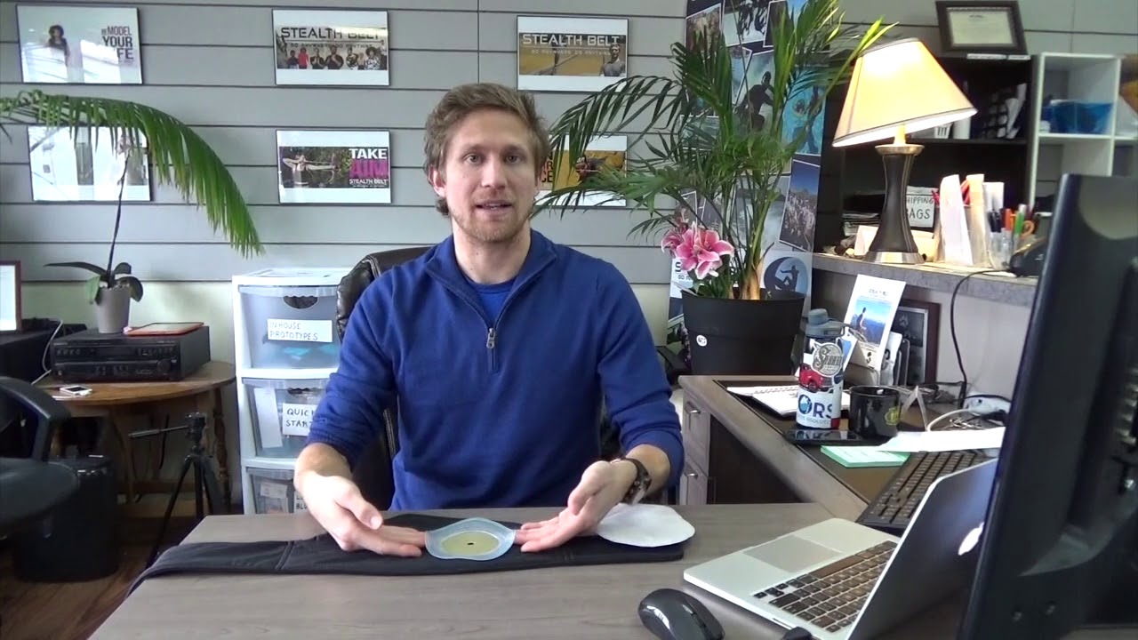 Stealth Belt Sensura Mio 2 Piece Adhesive Appliance Measurement - YouTube