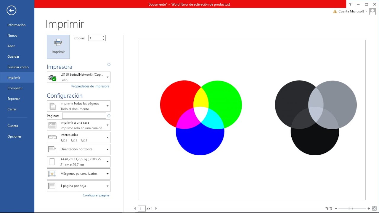 Como imprimir a blanco y negro - YouTube